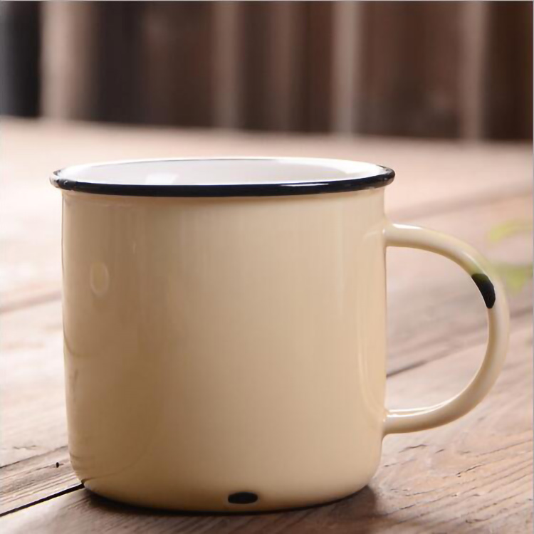 Ceramic Enamel Look Vintage Mug with Various Color in Stock for Low MOQ ...